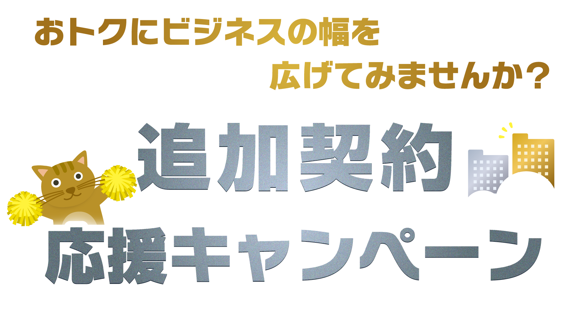 追加契約応援キャンペーン - Busico.